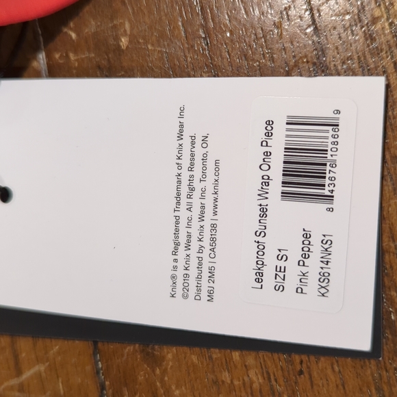 knix | Swim | Knix Leak Proof Sunset Wrap One Piece Size S | Poshmark
